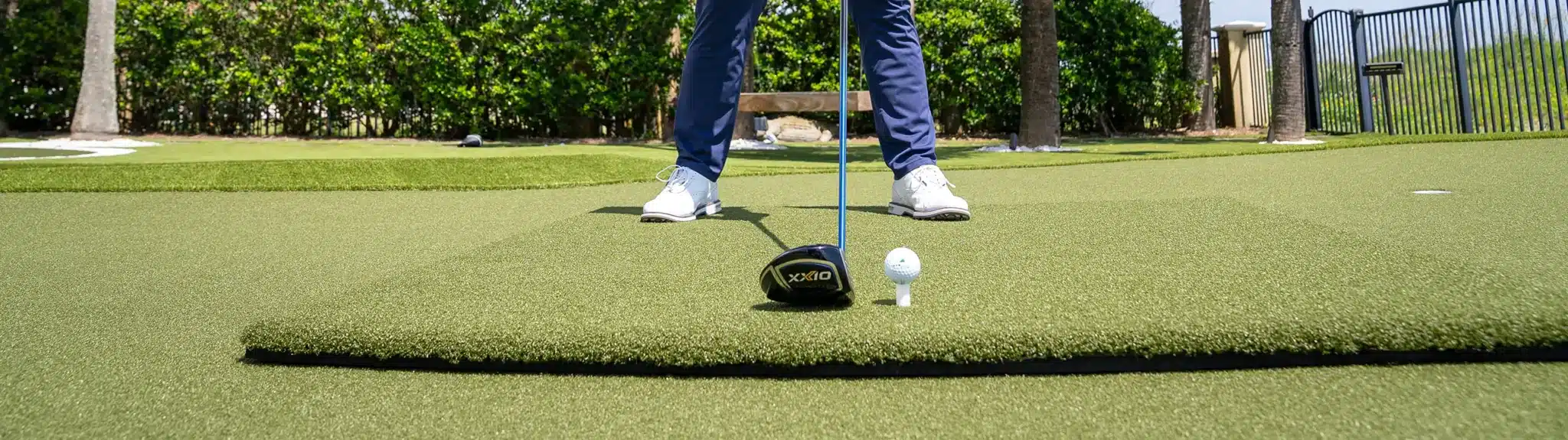 Artificial Grass Tee Lines in Des Moines, IA | SYNLawn